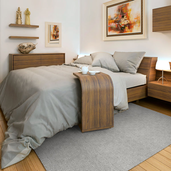 Solitaire Grey and Light Cream Rug